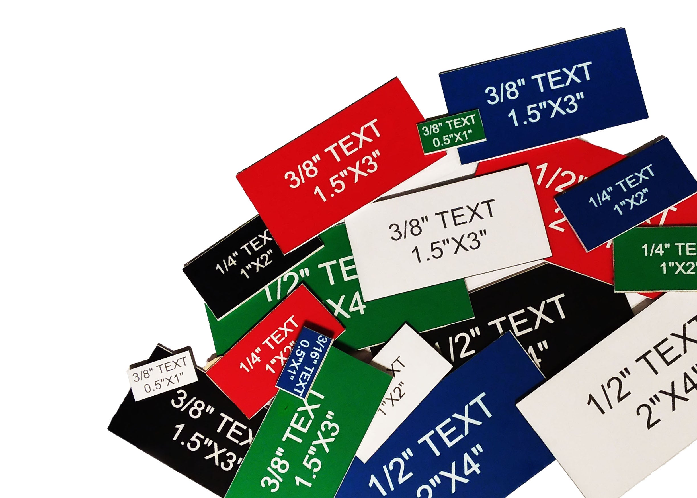 Plastic Labels – Buff's Built Phenolic Labels